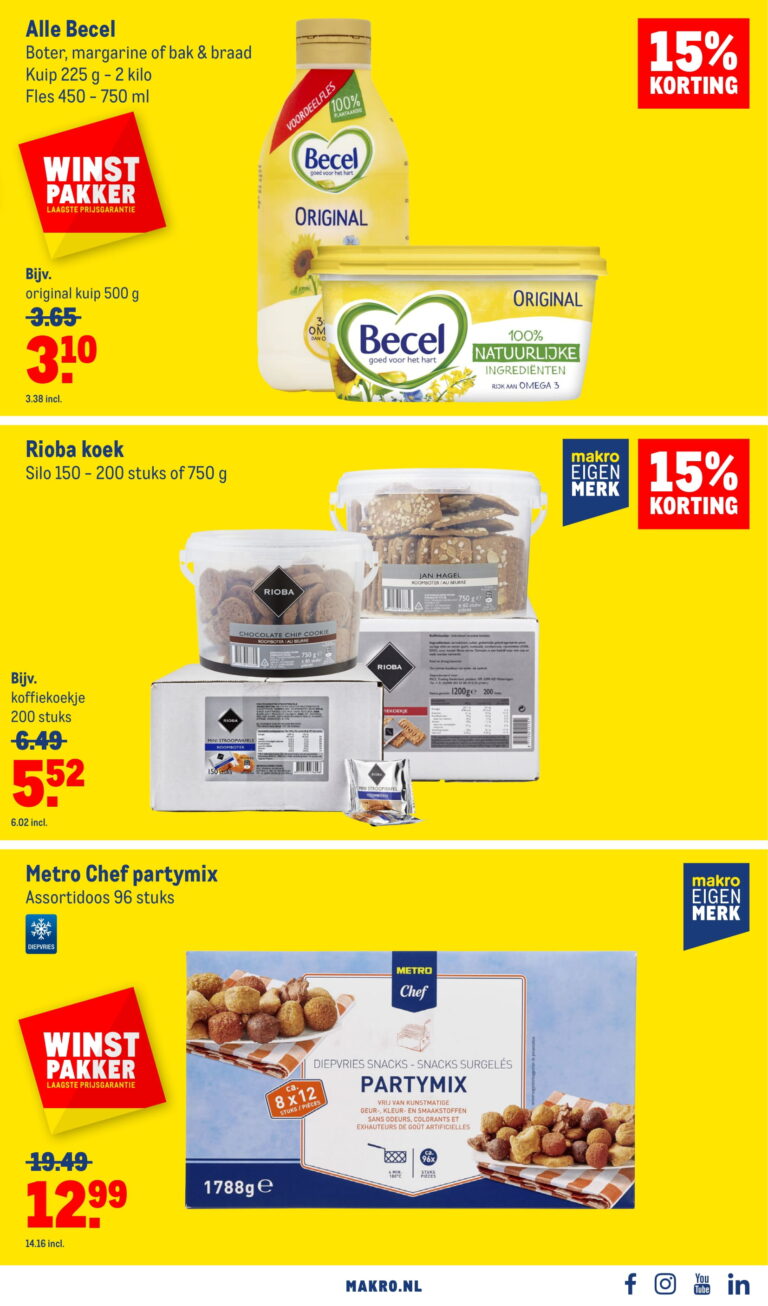 Makro folder 4 januari t/m 17 januari 2023. Food