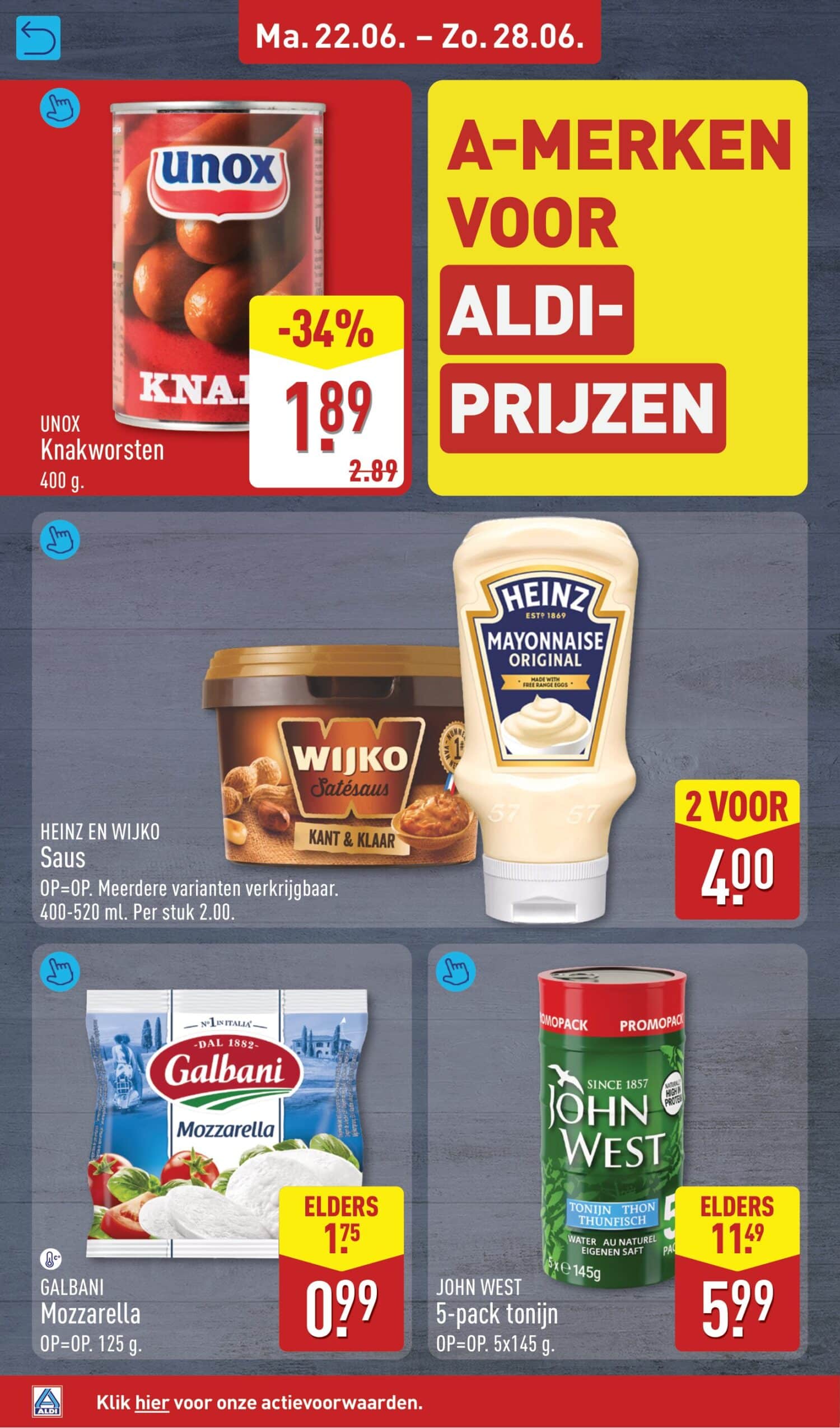 Aldi Folder 22 juni t/m 28 juni 2026. Week 26 - FoldersNL.com